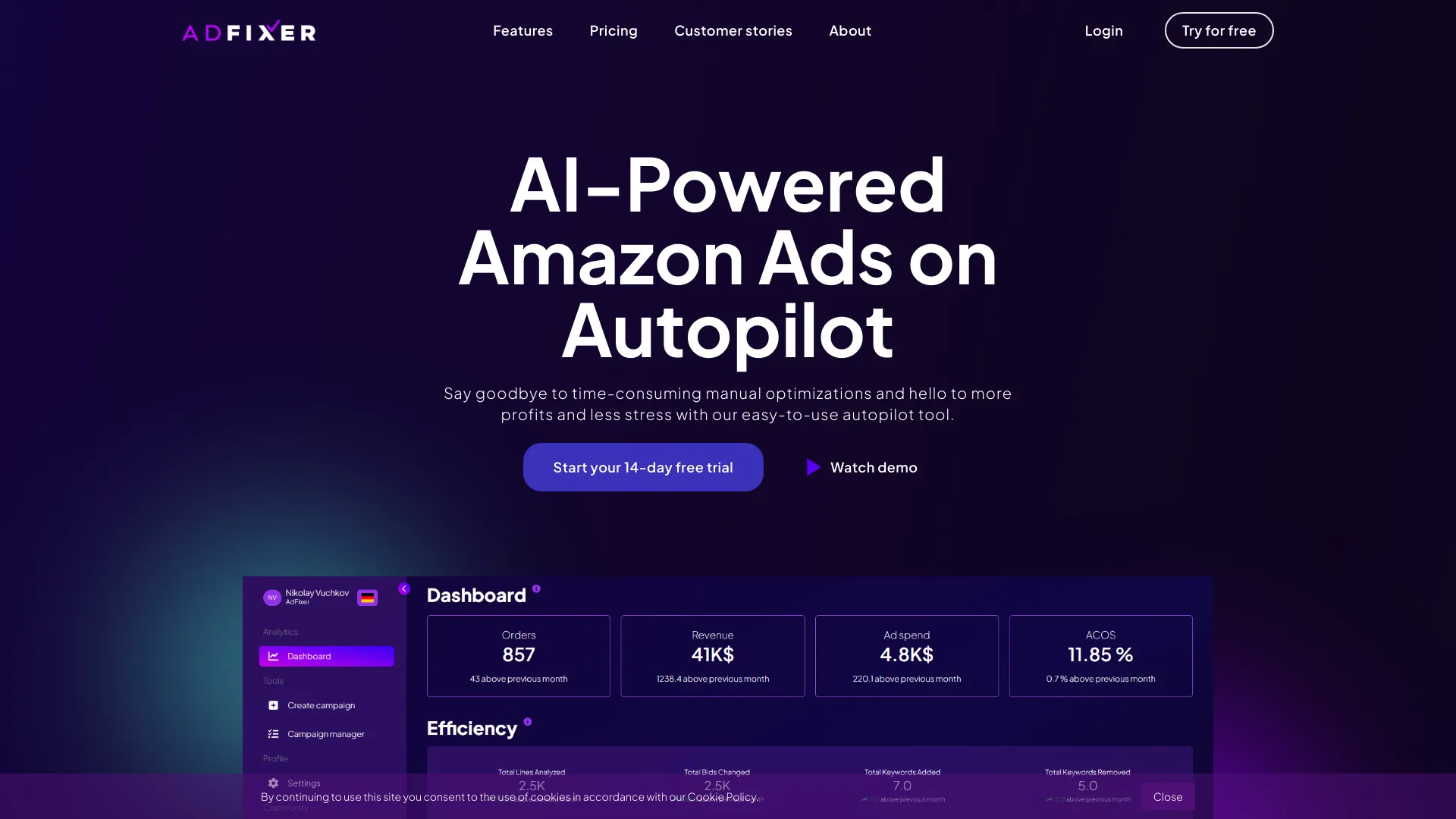Effortless Amazon PPC Automation with AdFixer | Creati.ai