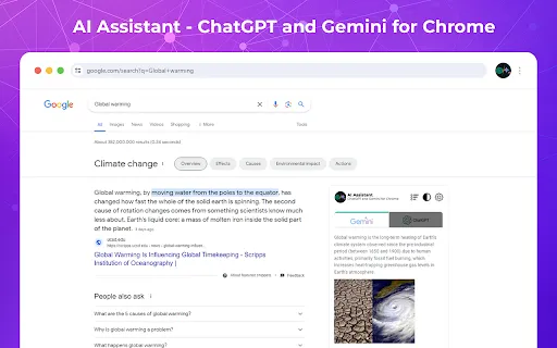 AI Assistant - ChatGPT and Gemini for Chrome | Enhance Your Browsing | Creati.ai