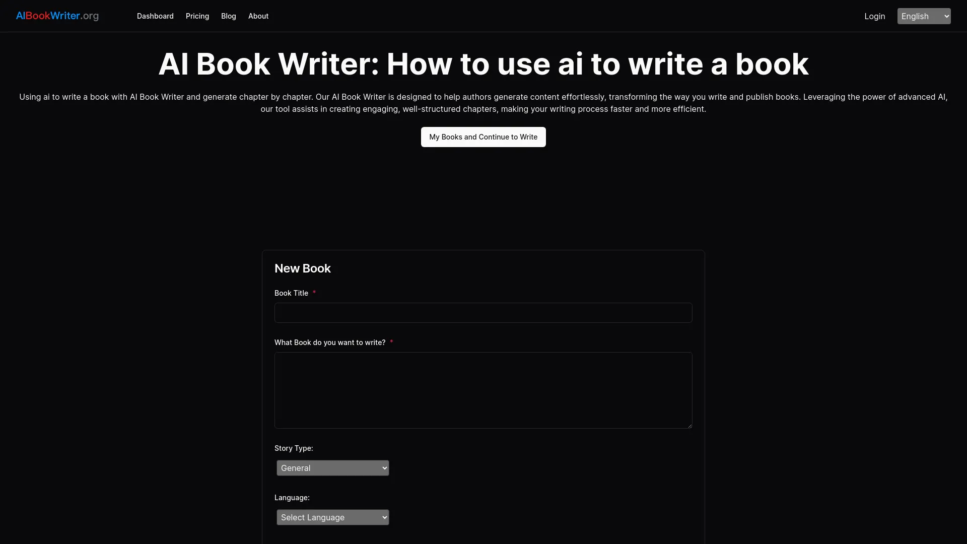 AI Book Writer - Tu compañero de escritura | Creati.ai