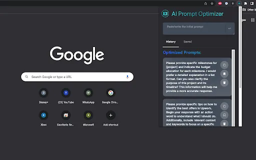 Optimize AI Prompts Effortlessly with AI Prompt Optimizer | Creati.ai