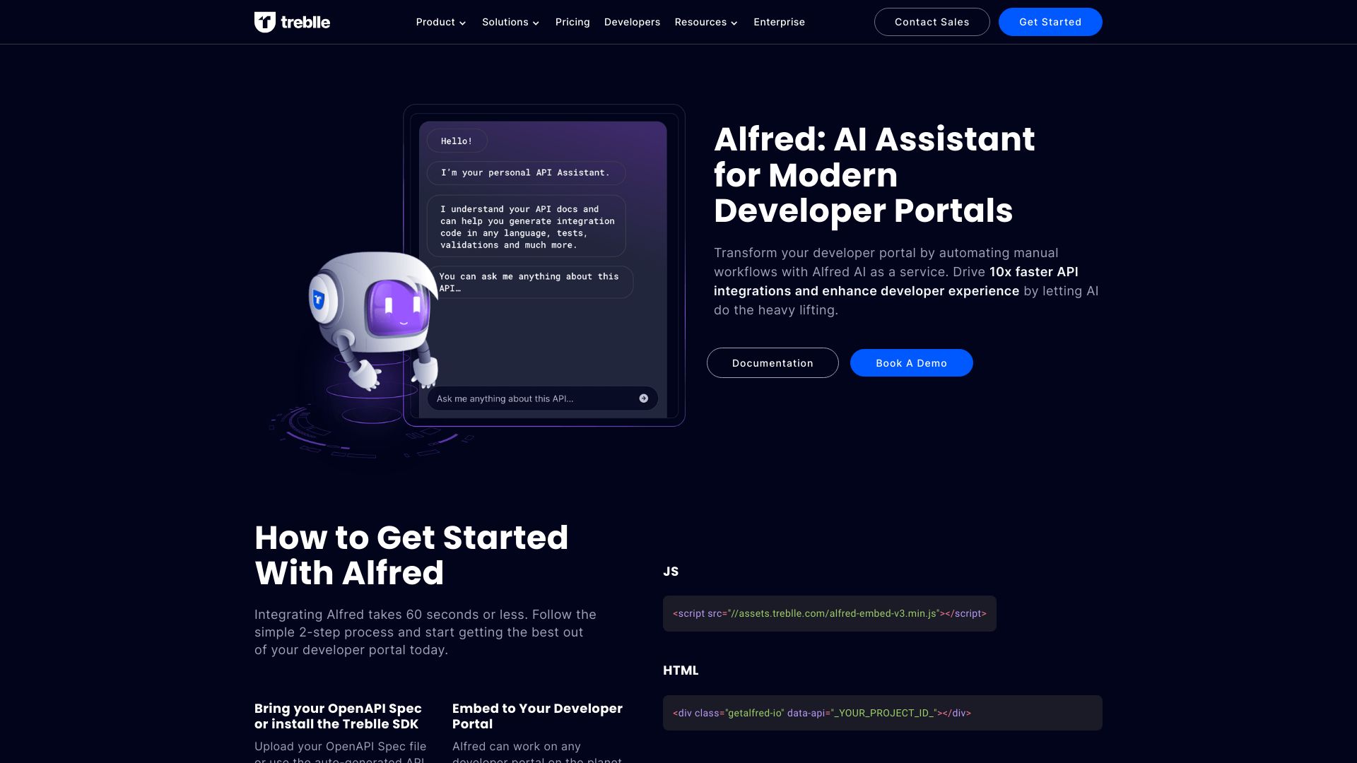 Alfred - AI-Powered API Assistant for Modern Developer Portals | Creati.ai