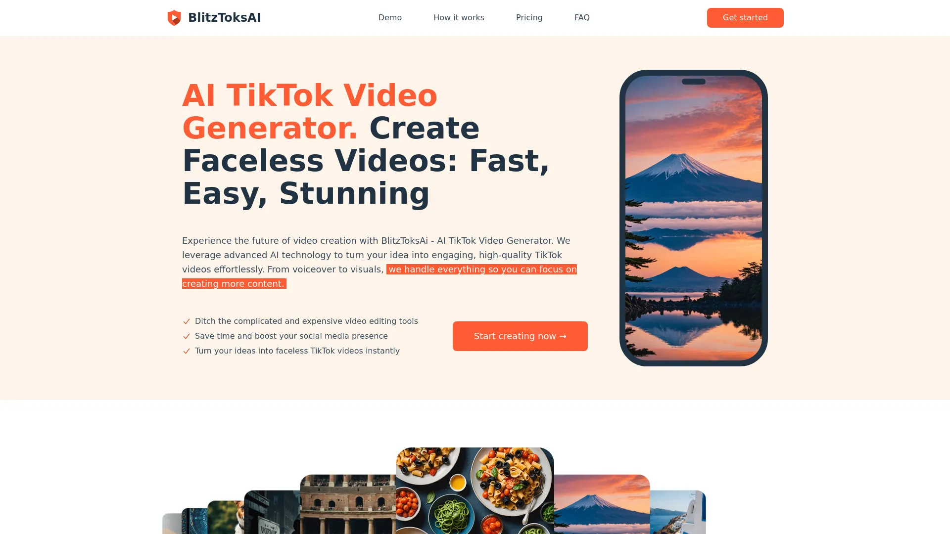 Effortless TikTok Video Creation with Blitztoksai | Creati.ai