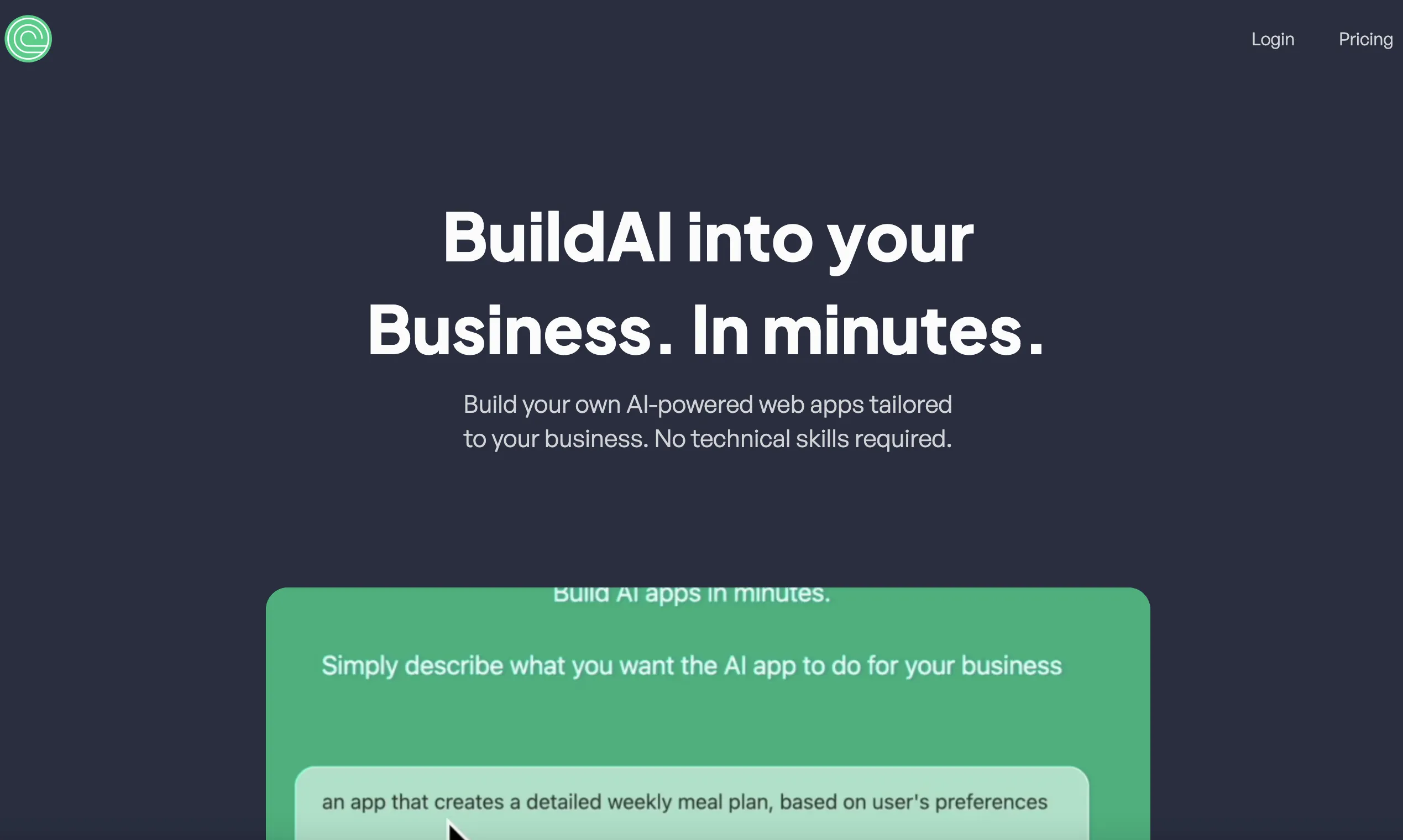 Create Your Personalized AI Web App with Build AI | Creati.ai Create Your Personalized AI Web App with Build AI | Creati.ai