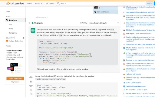 ChatGPT for StackOverflow: Enhance Your Coding Queries | Creati.ai