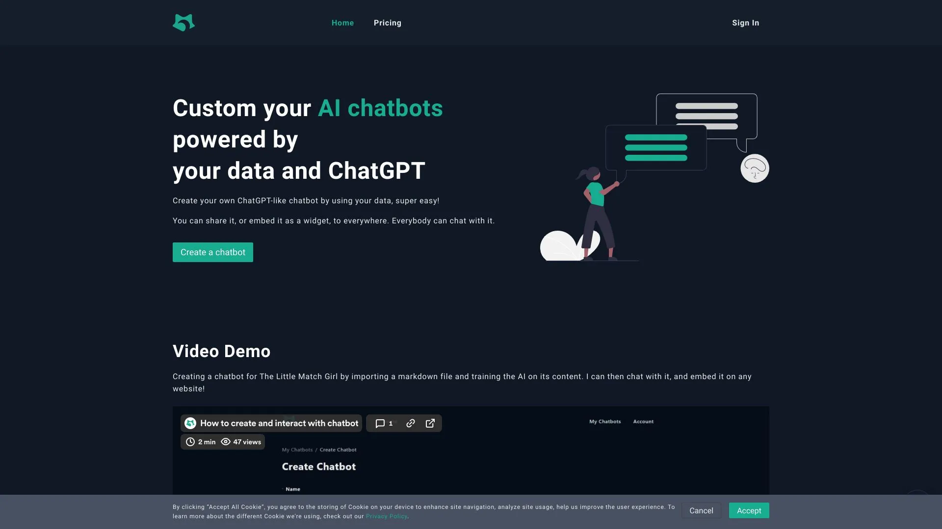 Chatof.AI - Create Custom AI Chatbots Easily | Creati.ai