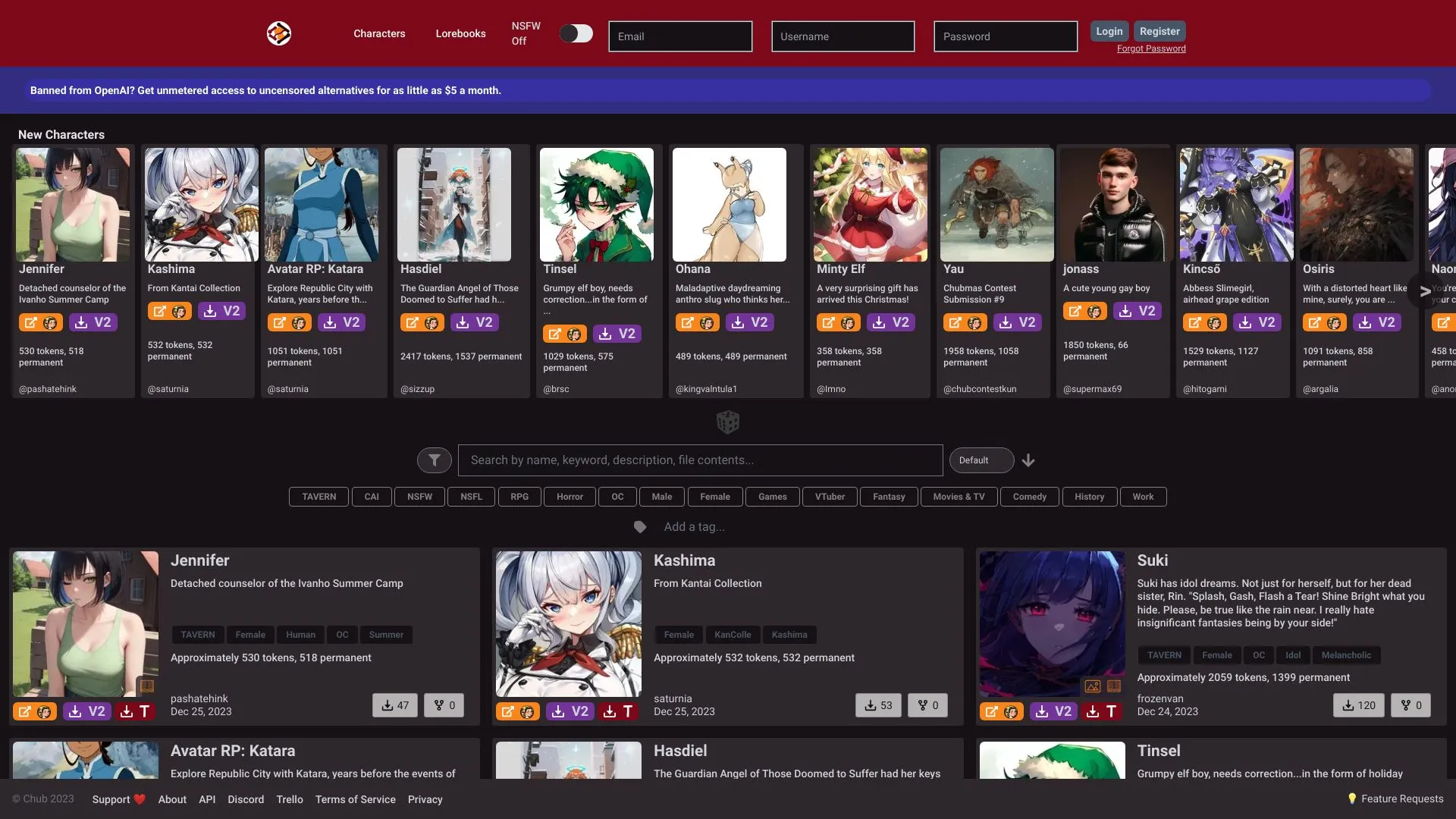 Chub.AI - Advanced Chatbot Platform for Personal & Professional Use | Creati.ai