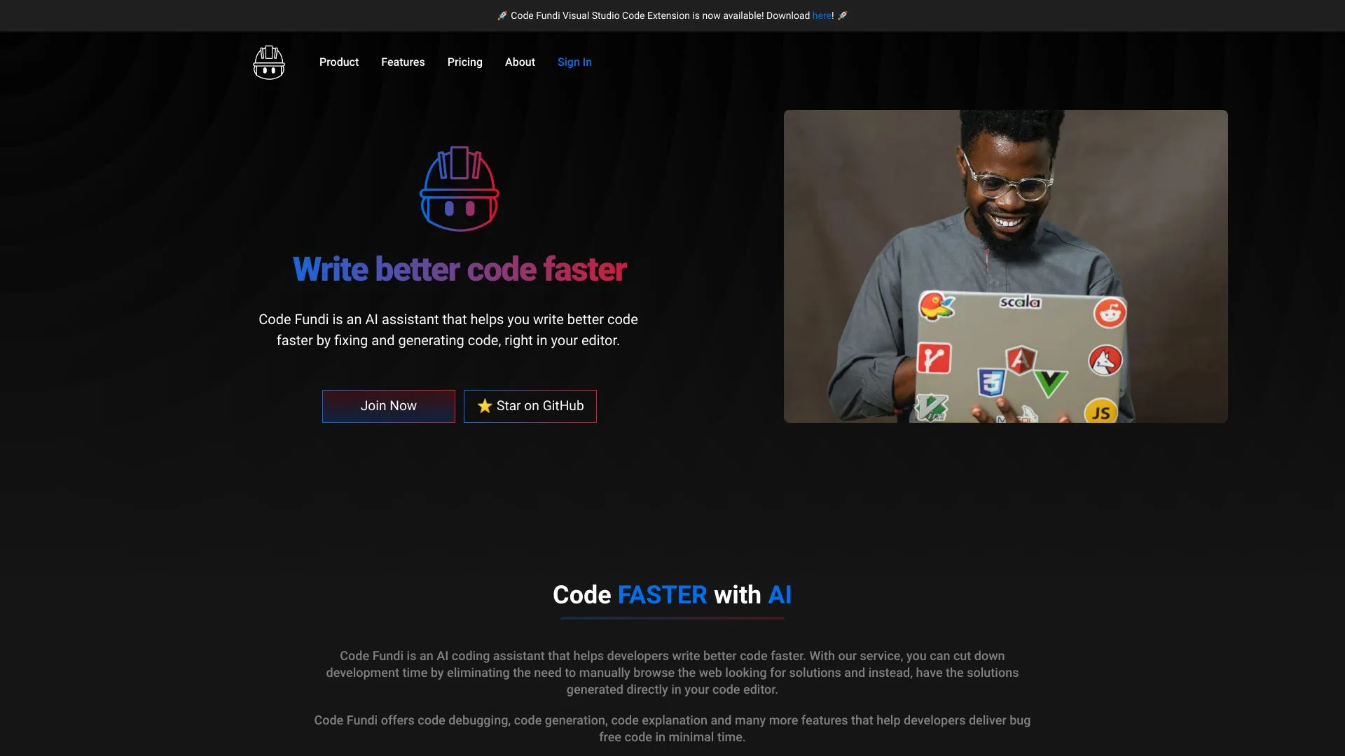 Code Fundi - AI-Powered Coding Assistant for Developers | Creati.ai