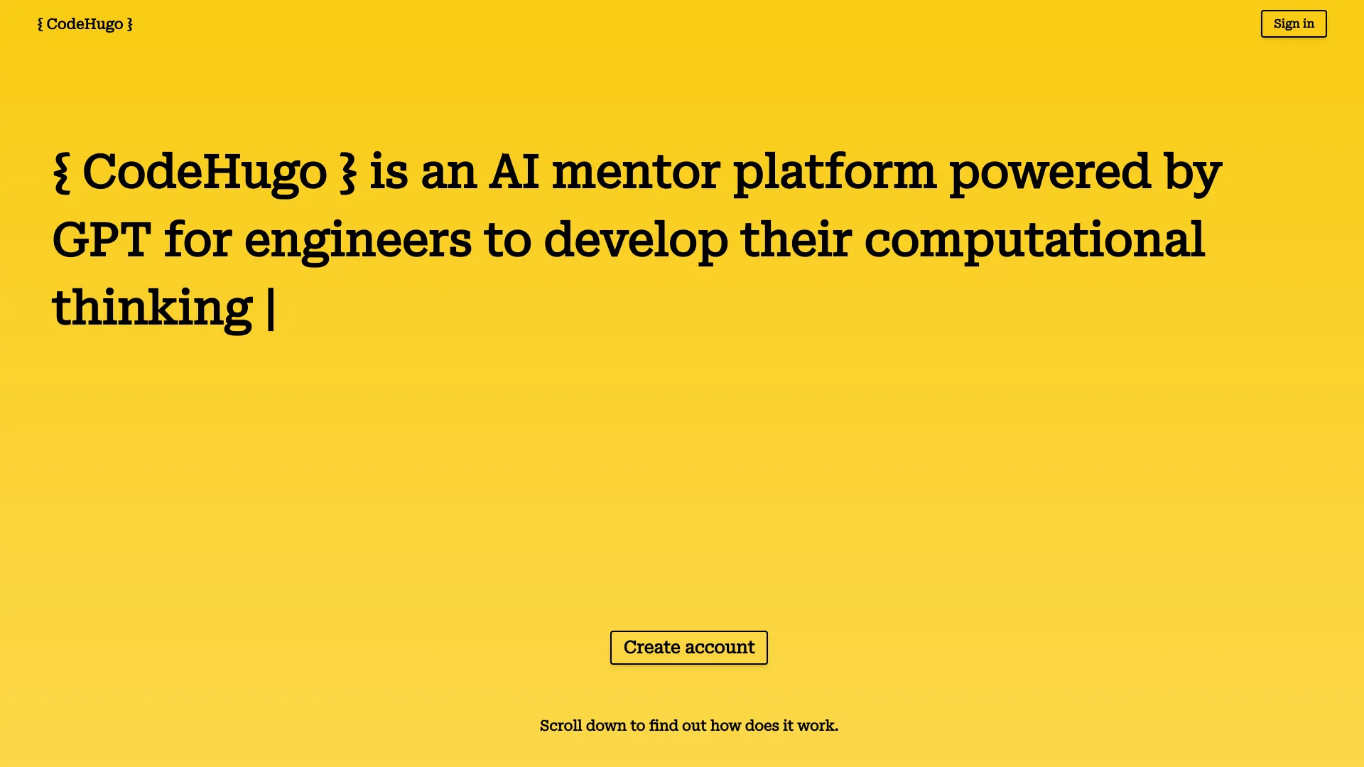 CodeHugo - Mentor de Codificación Impulsado por IA para Aprendizaje Personalizado | Creati.ai