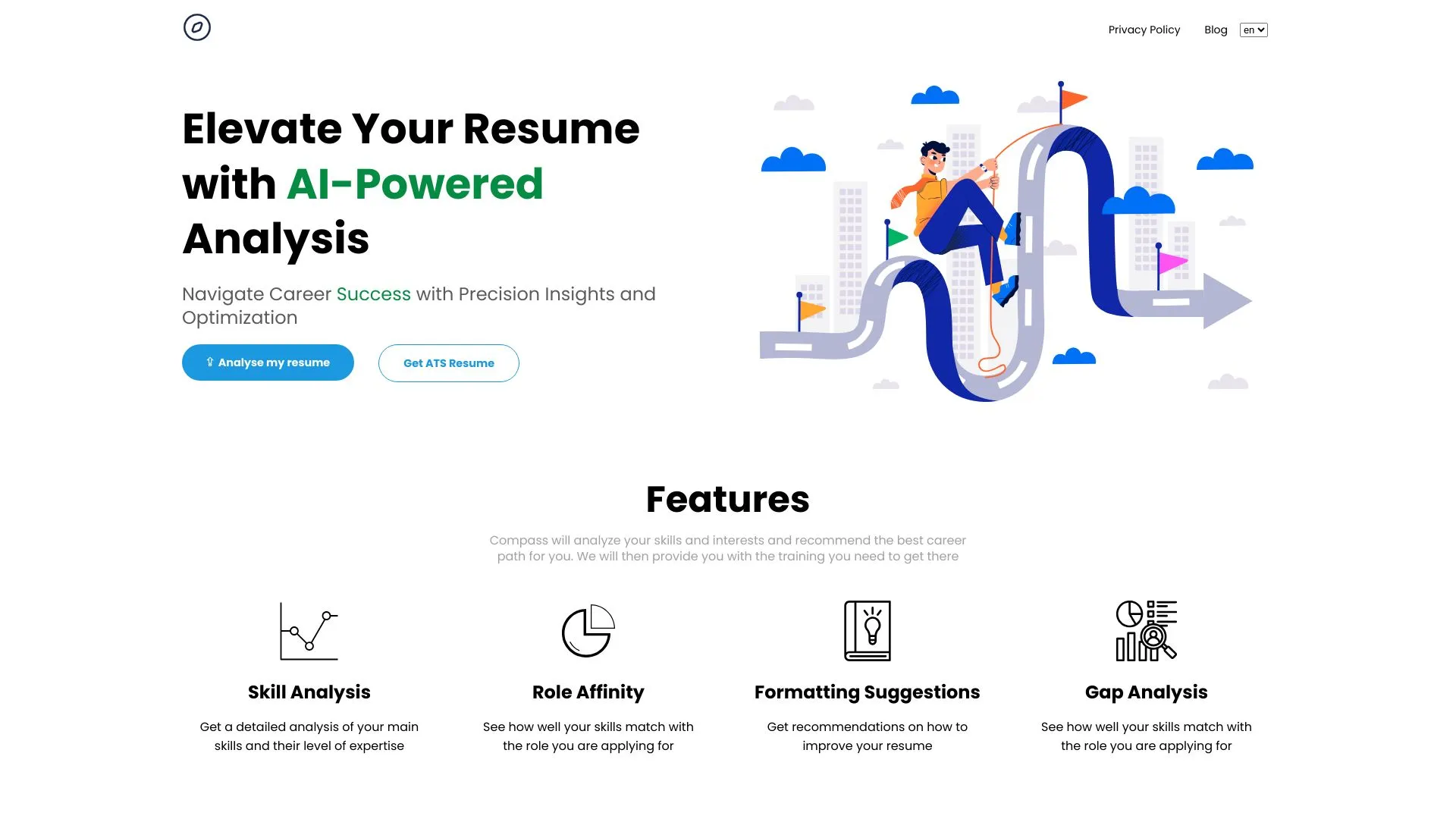 Compass: AI-Powered Resume Analysis Tool | Creati.ai