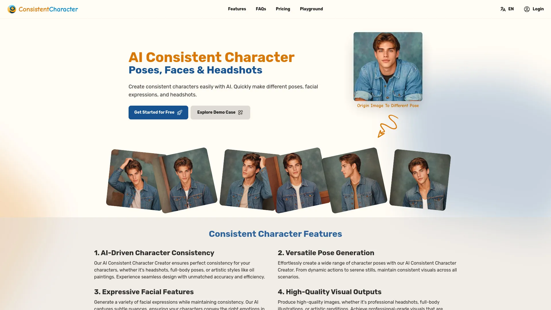 AI Consistent Character Creator | Design Unique Characters | Creati.ai