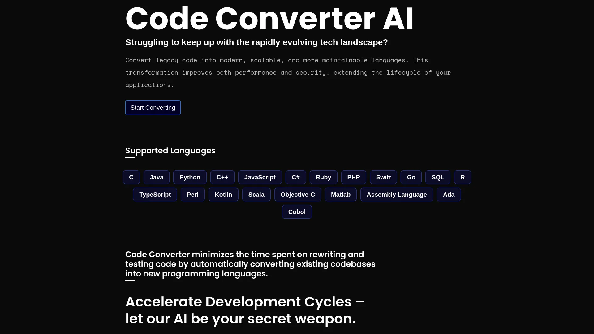 Code Converter Tool - Effortless Code Transformation | Creati.ai