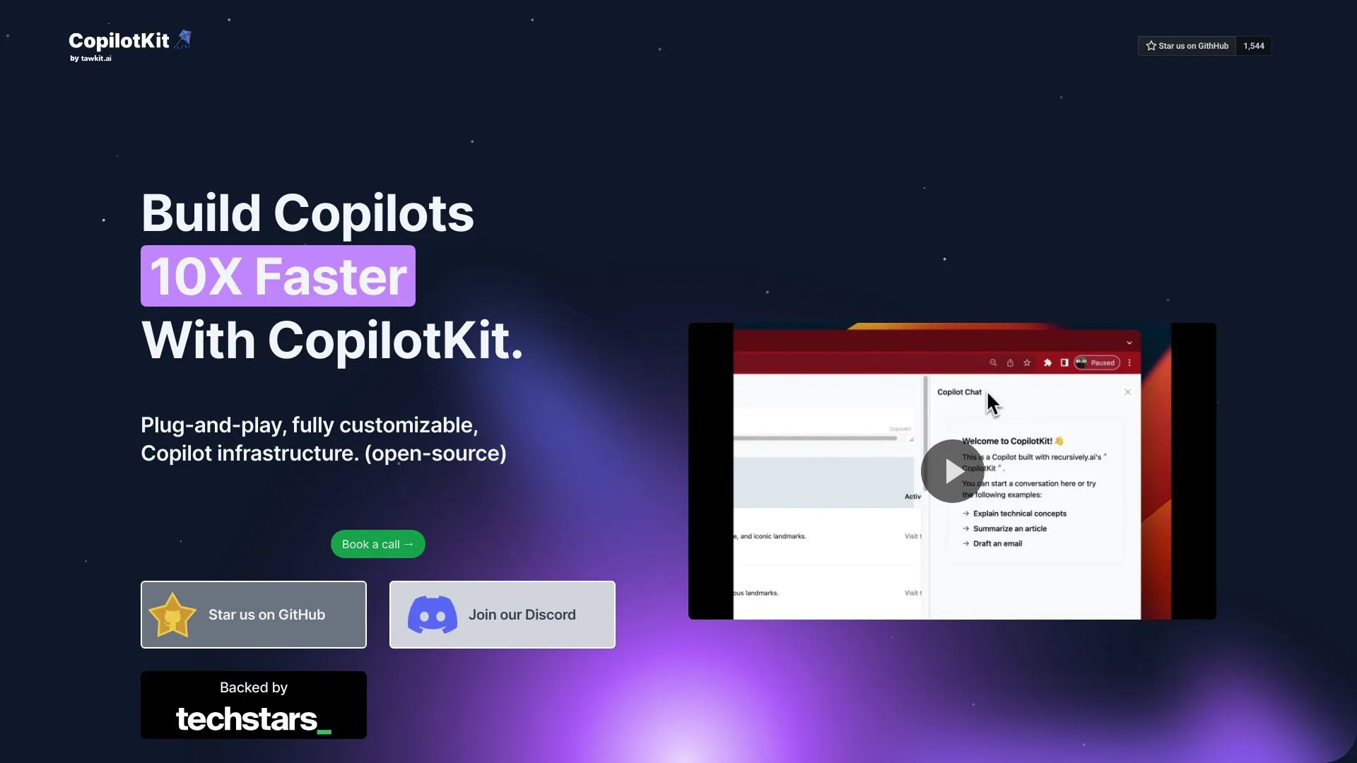 CopilotKit - Integrate AI Copilots Effortlessly | Creati.ai