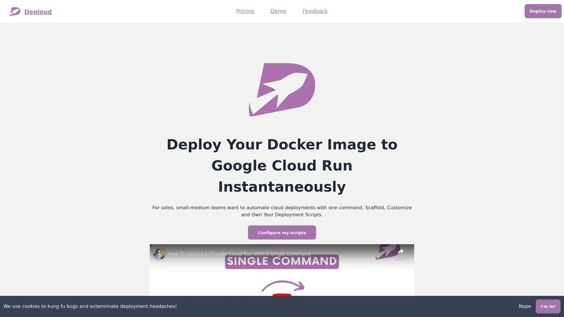 Effortless Docker Deployment to Google Cloud Run | Deploud | Creati.ai