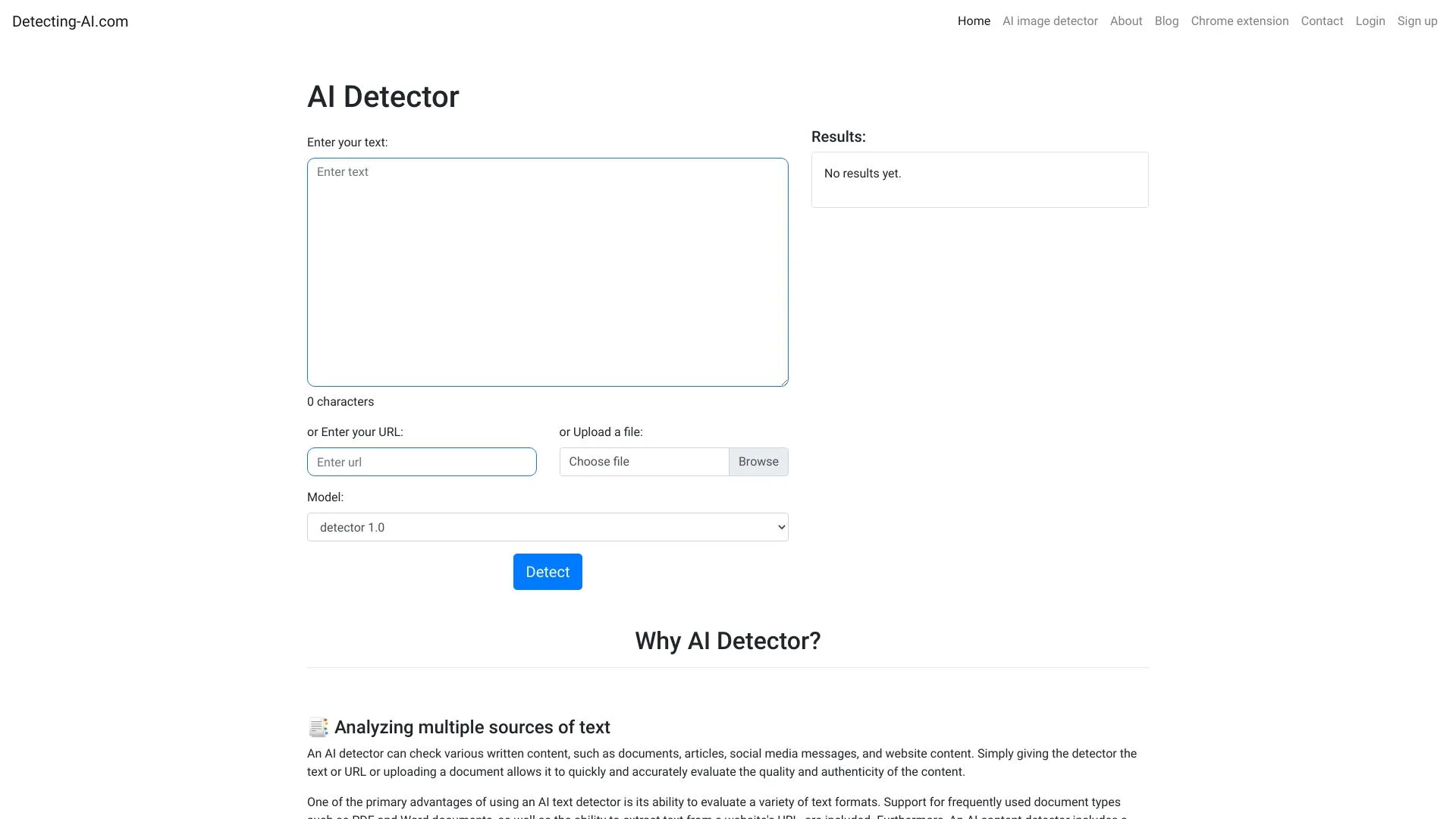 Detecting-AI: Robust AI Content Detection Tool | Creati.ai Detecting-AI: Robust AI Content Detection Tool | Creati.ai