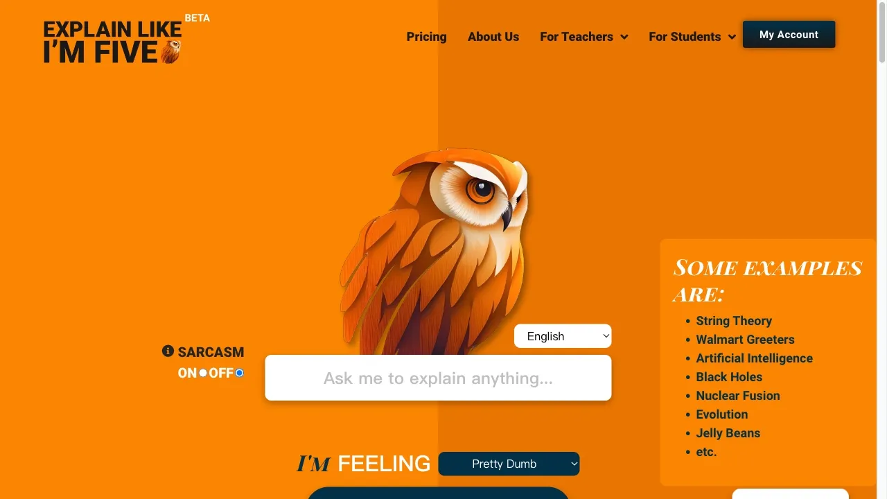 Simplifica Temas Complejos con ELI5 Impulsado por IA | Creati.ai