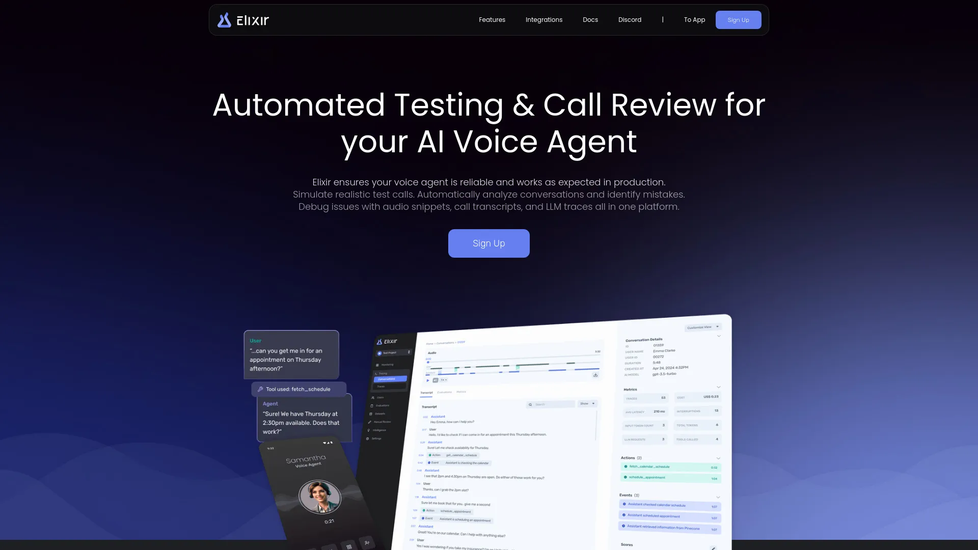 Elixir AI - Automated Testing for Voice Agents | Creati.ai Elixir AI - Automated Testing for Voice Agents | Creati.ai