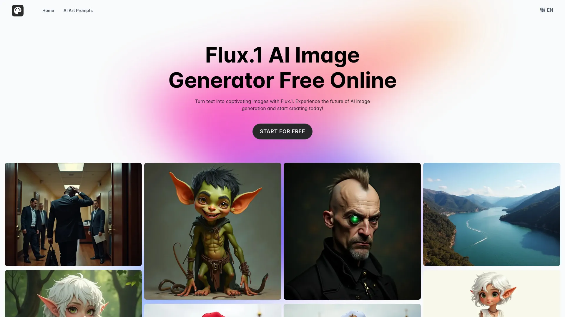 Gerador de Imagens AI Flux.1 - Crie Imagens Incríveis | Creati.ai