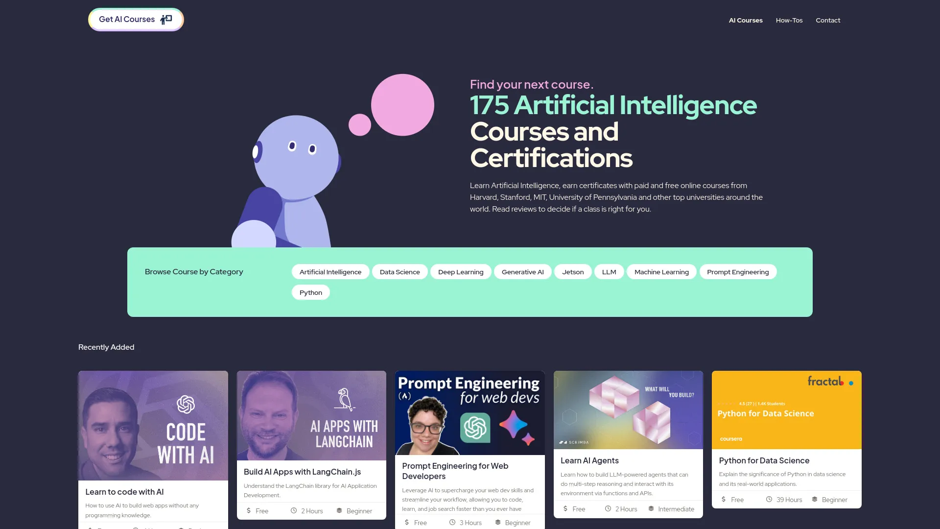Learn AI Online - Courses & Certificates | Creati.ai