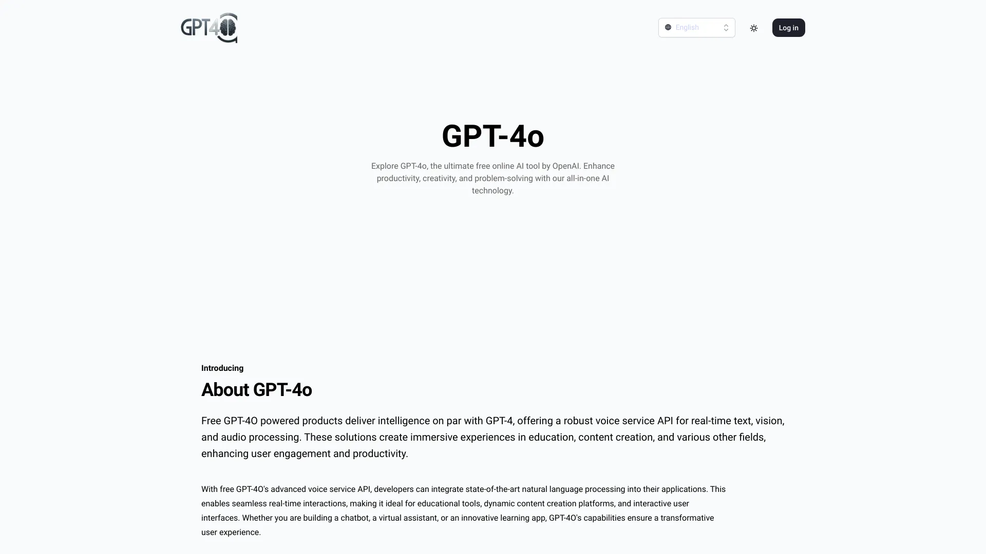 GPT-4o - IA Multimodal da OpenAI | Creati.ai