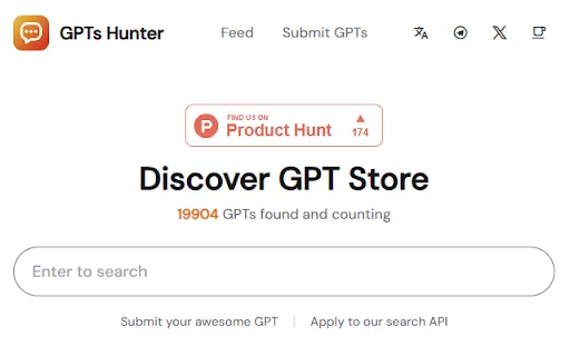 GPTs Hunter - Descubre fácilmente GPT personalizados | Creati.ai