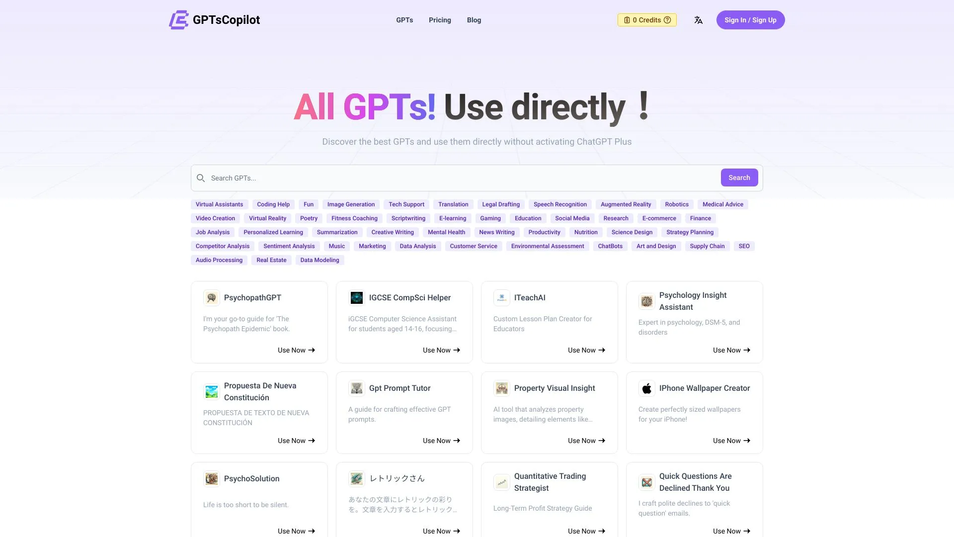 GPTsCopilot: Build Custom GPTs Without Coding | Creati.ai