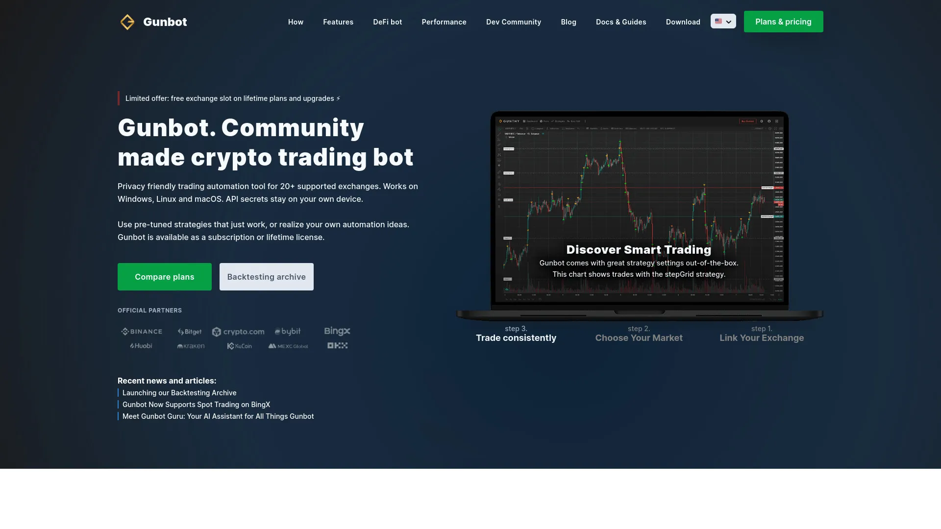 Gunbot: Bot de Trading Automatizado de Criptomonedas | Creati.ai