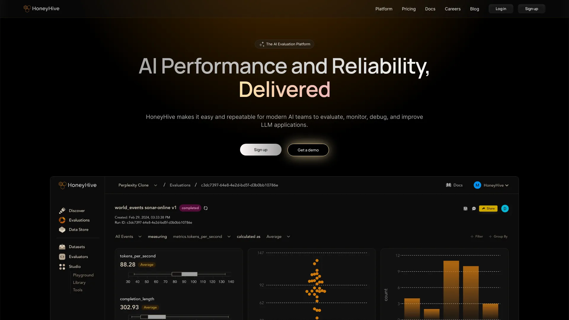 HoneyHive - AI Evaluation and Observability Platform | Creati.ai