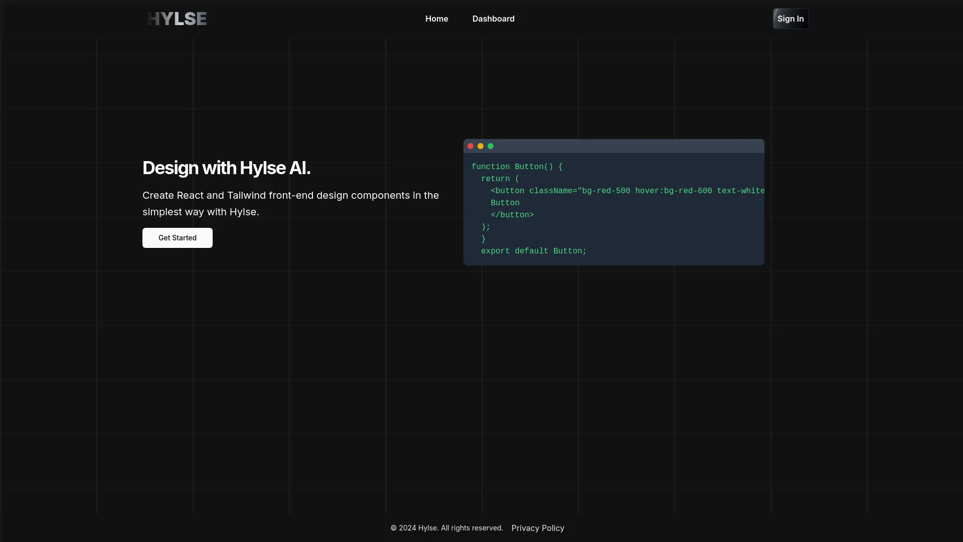 Hylse Ai Effortless React And Tailwind Component Creation Creati Ai