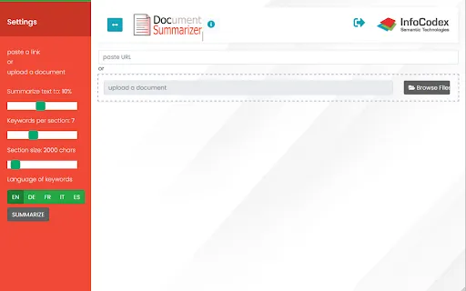 InfoCodex Resumidor de Documentos: Herramienta Eficiente de Resumen | Creati.ai