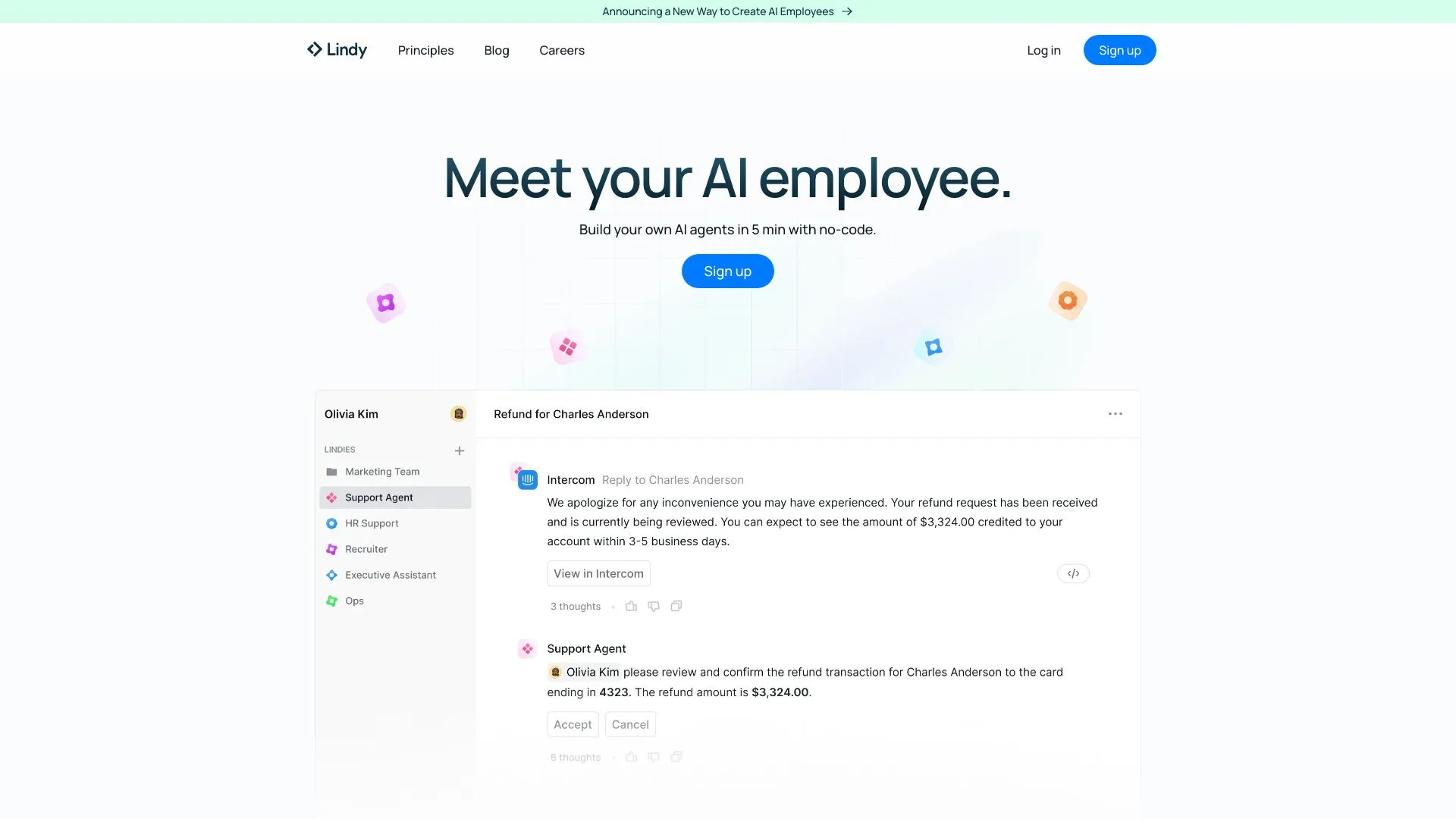 Lindy AI - Your Intelligent Personal Assistant | Creati.ai