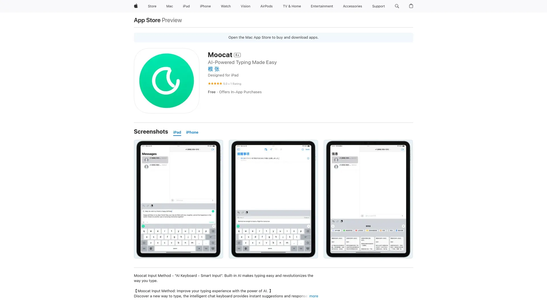 Moocat Ai Typing Assistant For Enhanced Communication Creati Ai