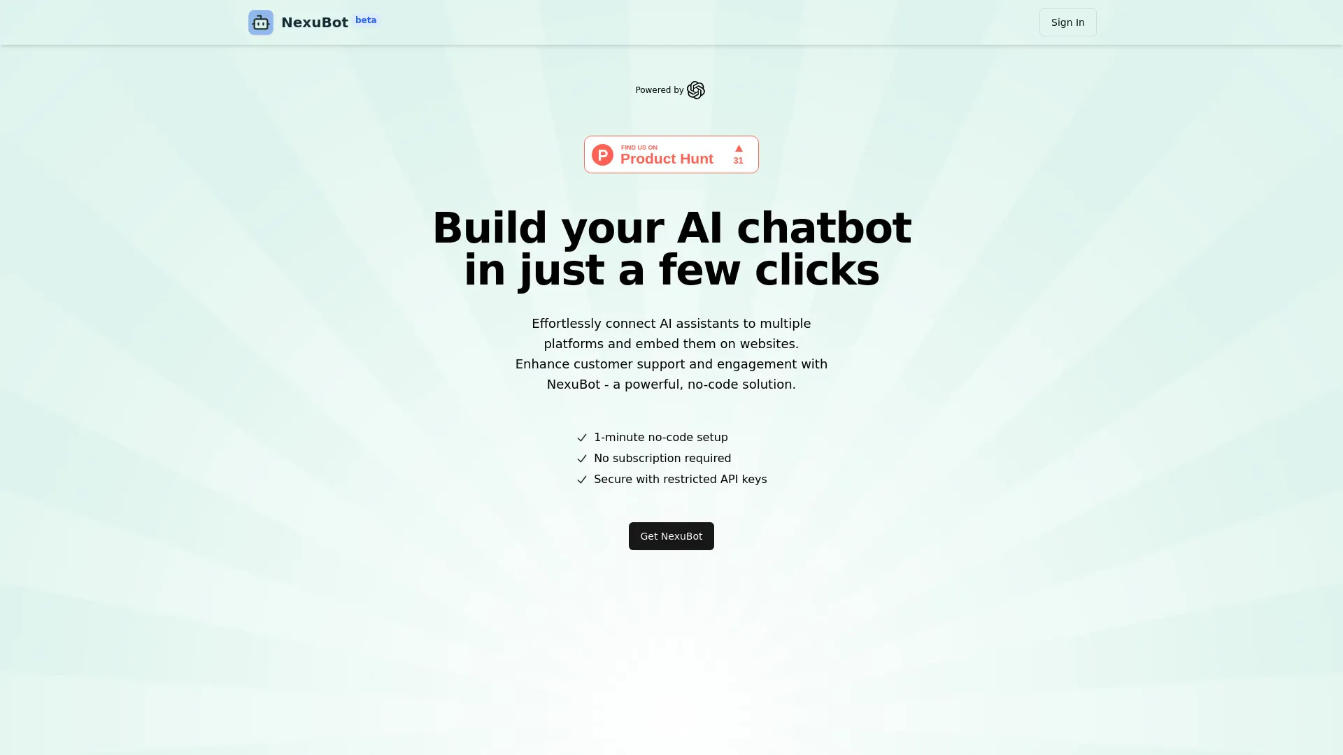Nexubot Create Unlimited Ai Chatbots Effortlessly Creati Ai
