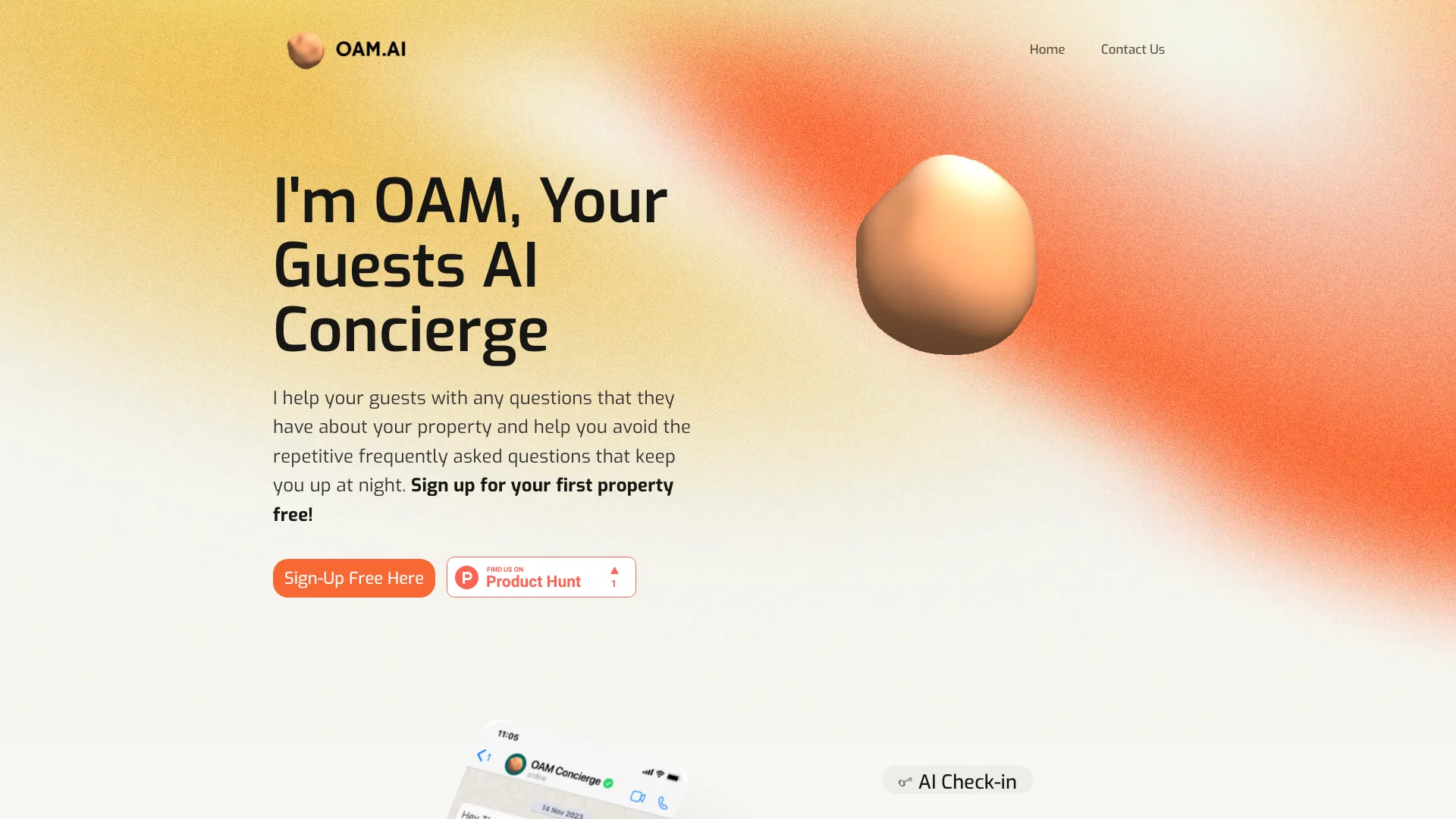 OAM AI - The Ultimate AI Assistant for Short-Term Rentals | Creati.ai