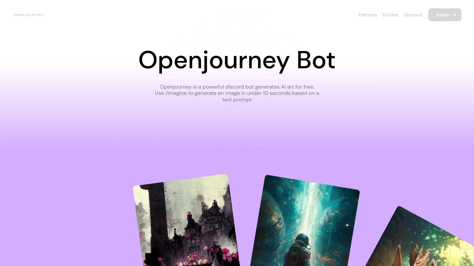 Openjourney: Free AI Image Generation Bot for Discord | Creati.ai