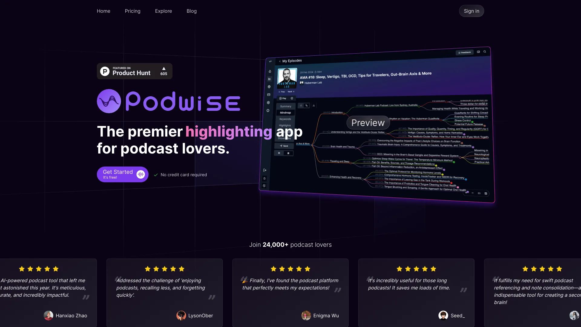 AI-driven Summary and Transcription for Podcasts - Podwise | Creati.ai