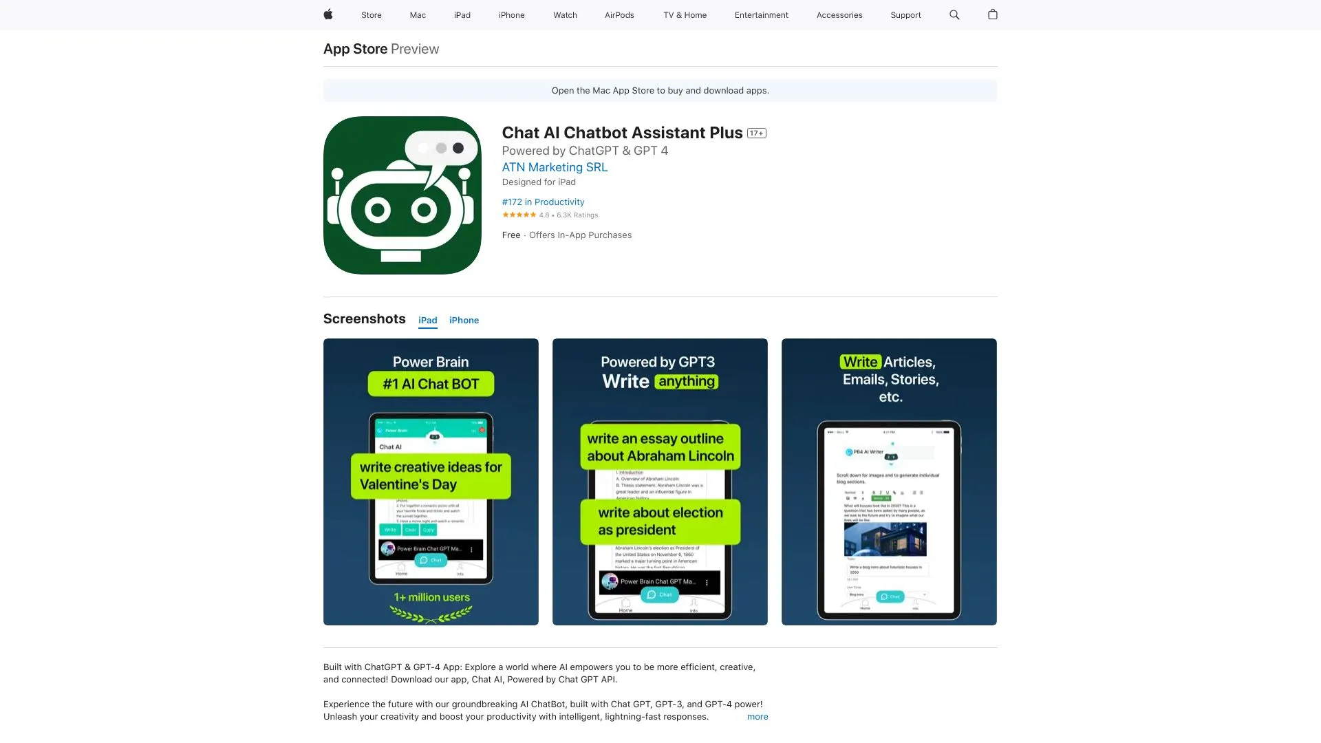 Power Brain 4 AI Chatbot: Smart AI Assistant and Chatbot Tool | Creati.ai