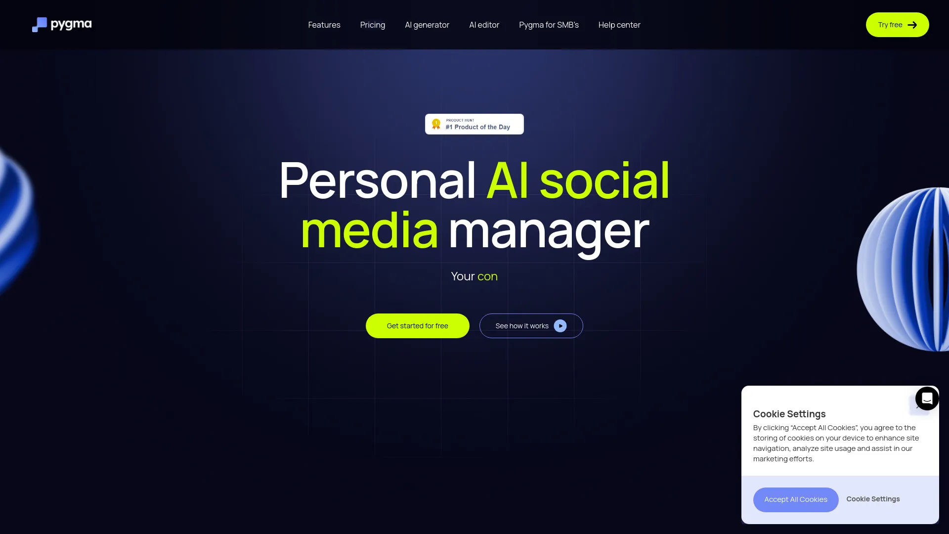 Pygma - Your Personal AI Social Media Manager | Creati.ai