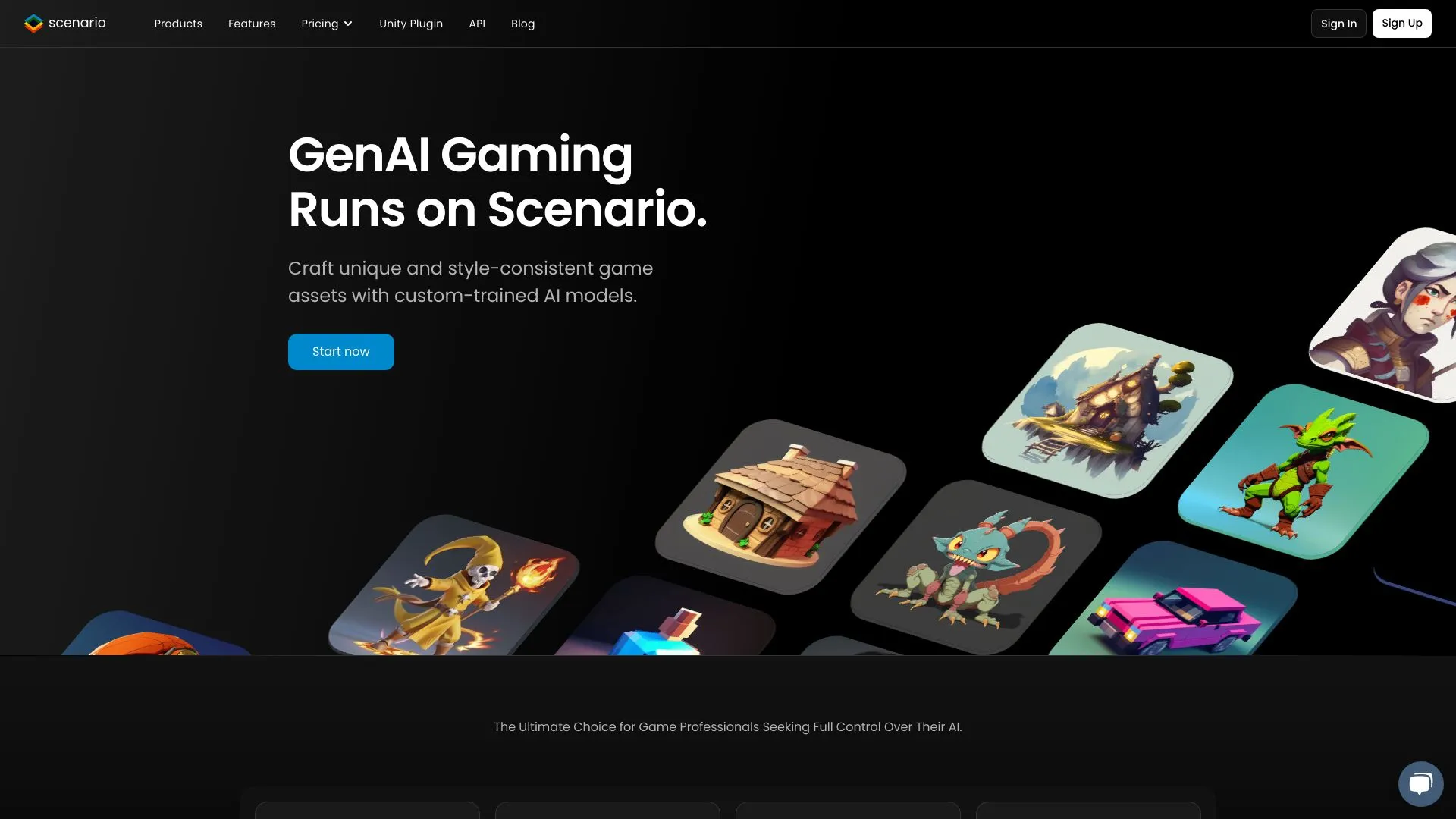 Scenario AI - Premium Game Assets Generator | Creati.ai