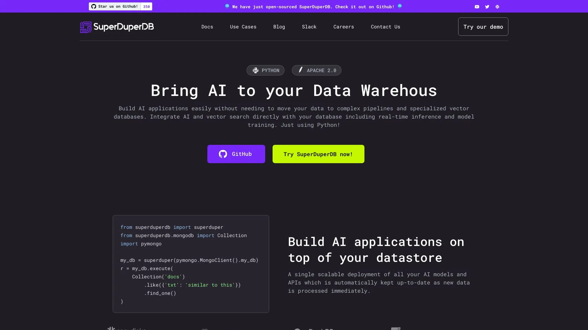 SuperDuperDB: Integrate AI with Databases Effortlessly | Creati.ai