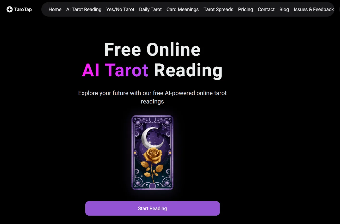 Tarotap - Online Tarot Card Readings | Creati.ai