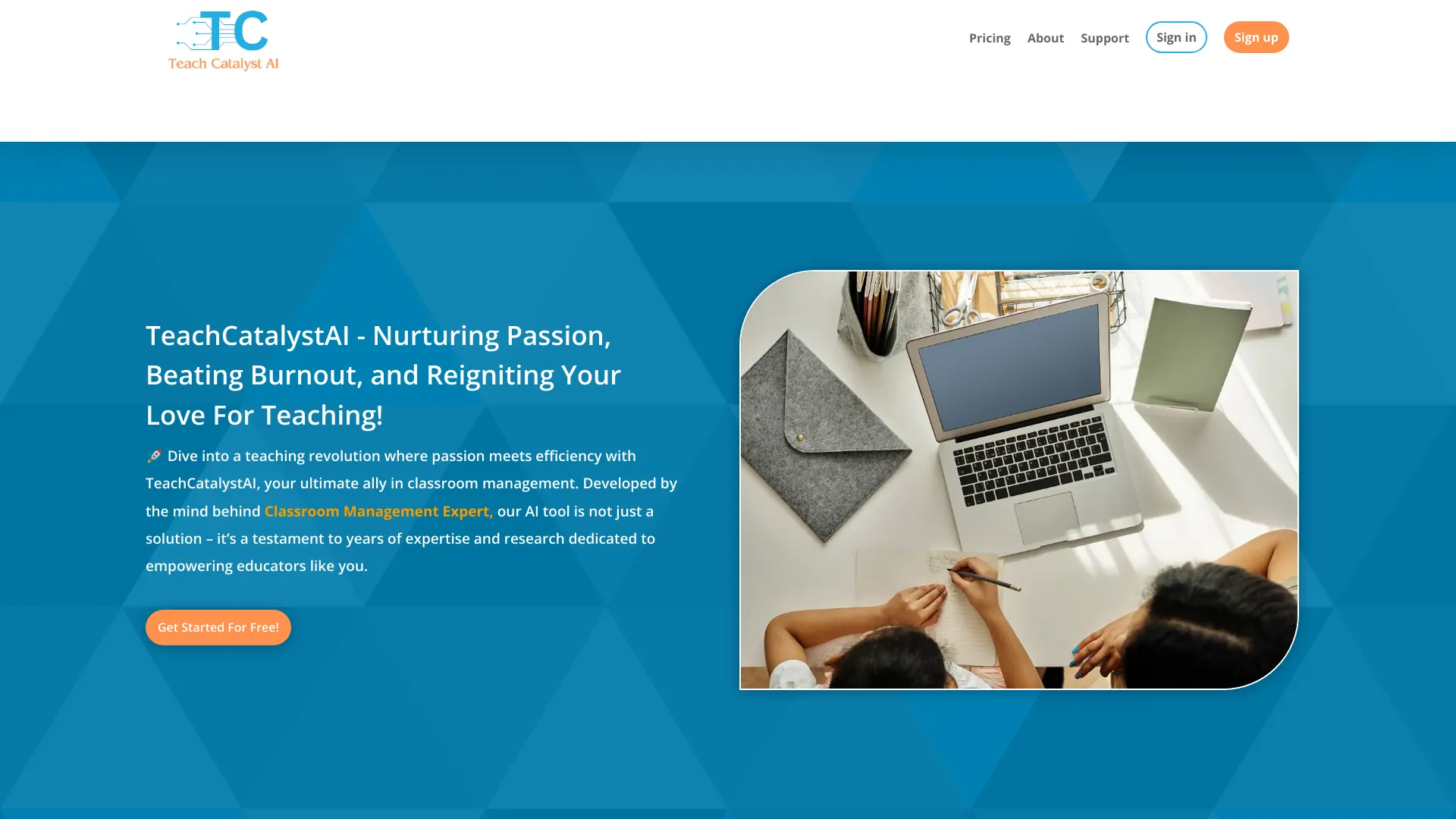 TeachCatalystAI: AI-Powered Teaching and Classroom Management | Creati.ai TeachCatalystAI: AI-Powered Teaching and Classroom Management | Creati.ai