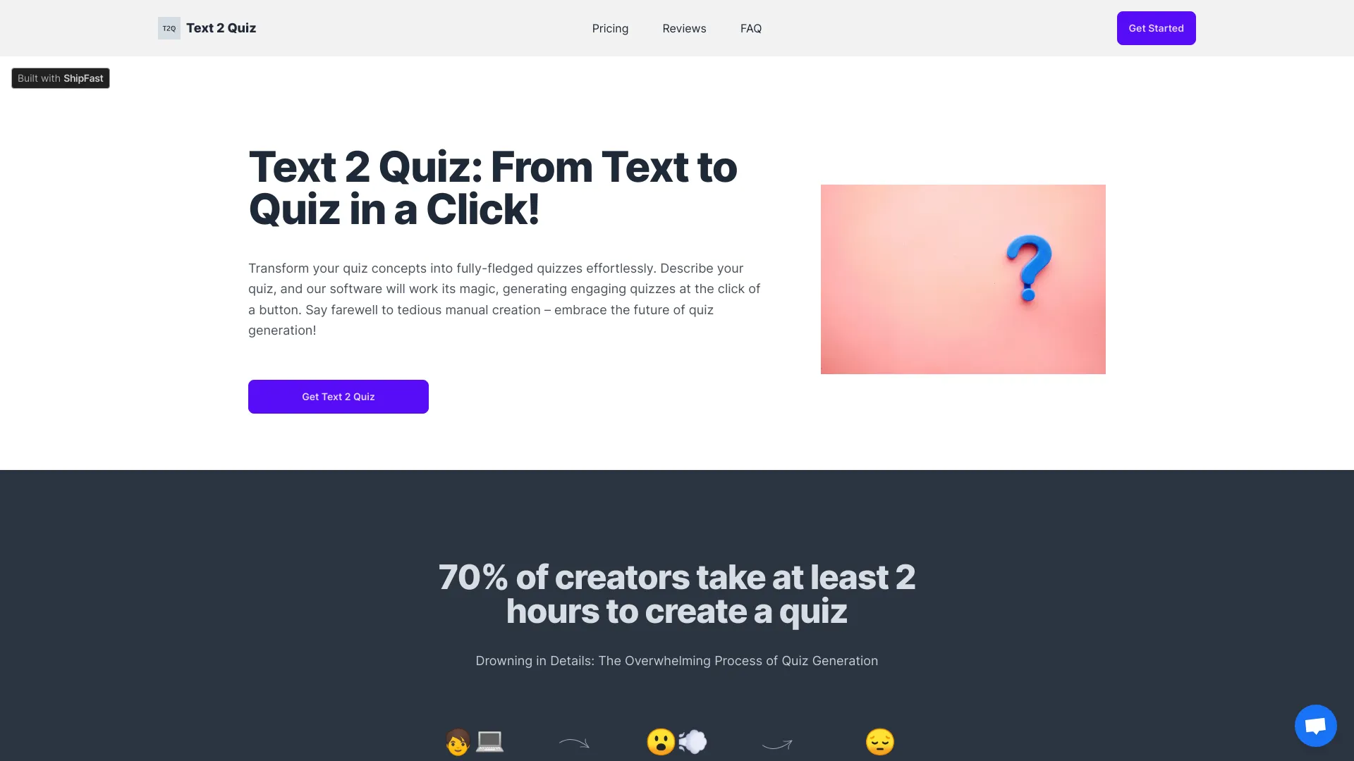 Text2Quiz - Effortlessly Create Engaging Quizzes | Creati.ai