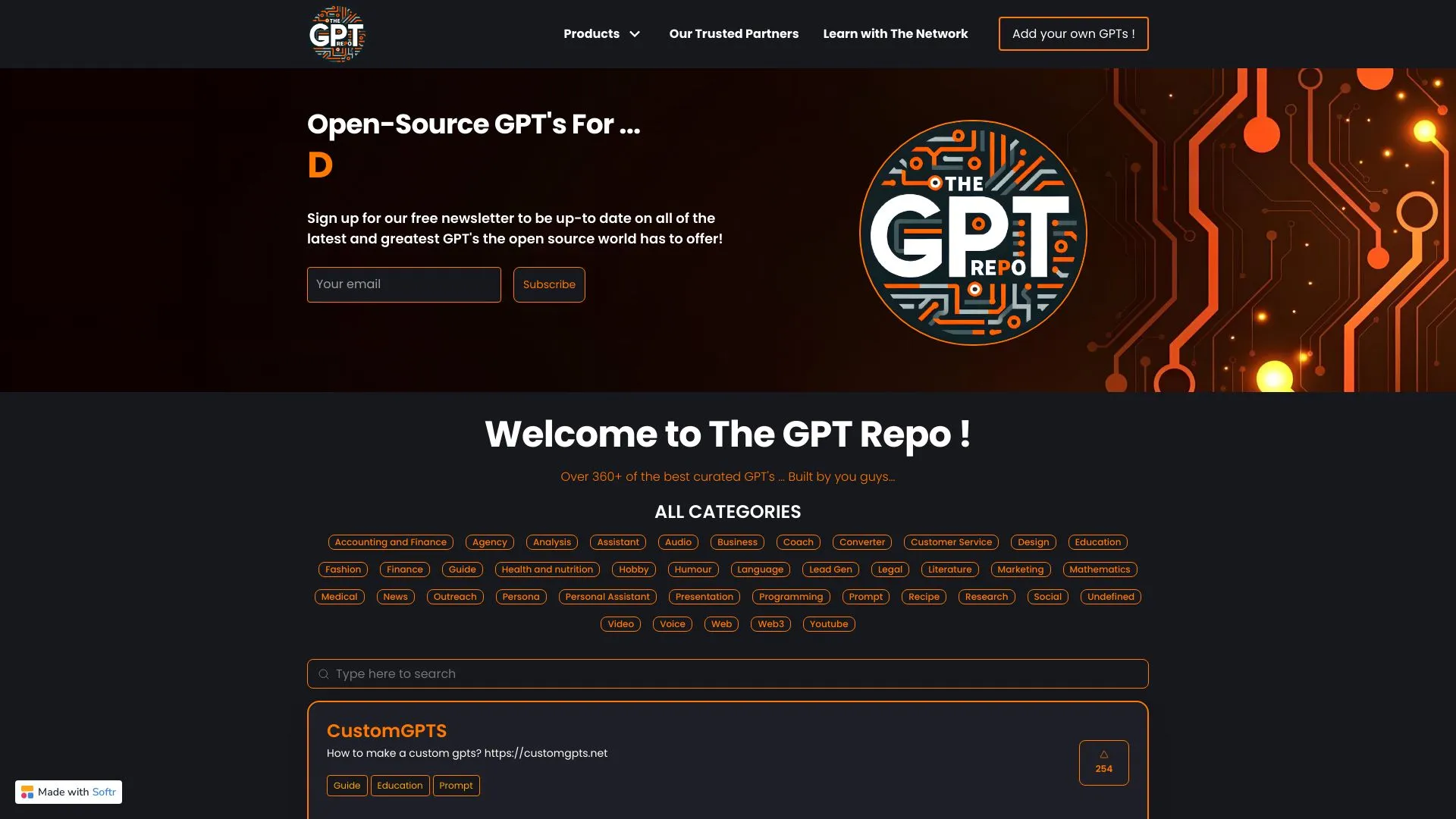 The GPT Repo - Community-Driven GPT Models | Creati.ai