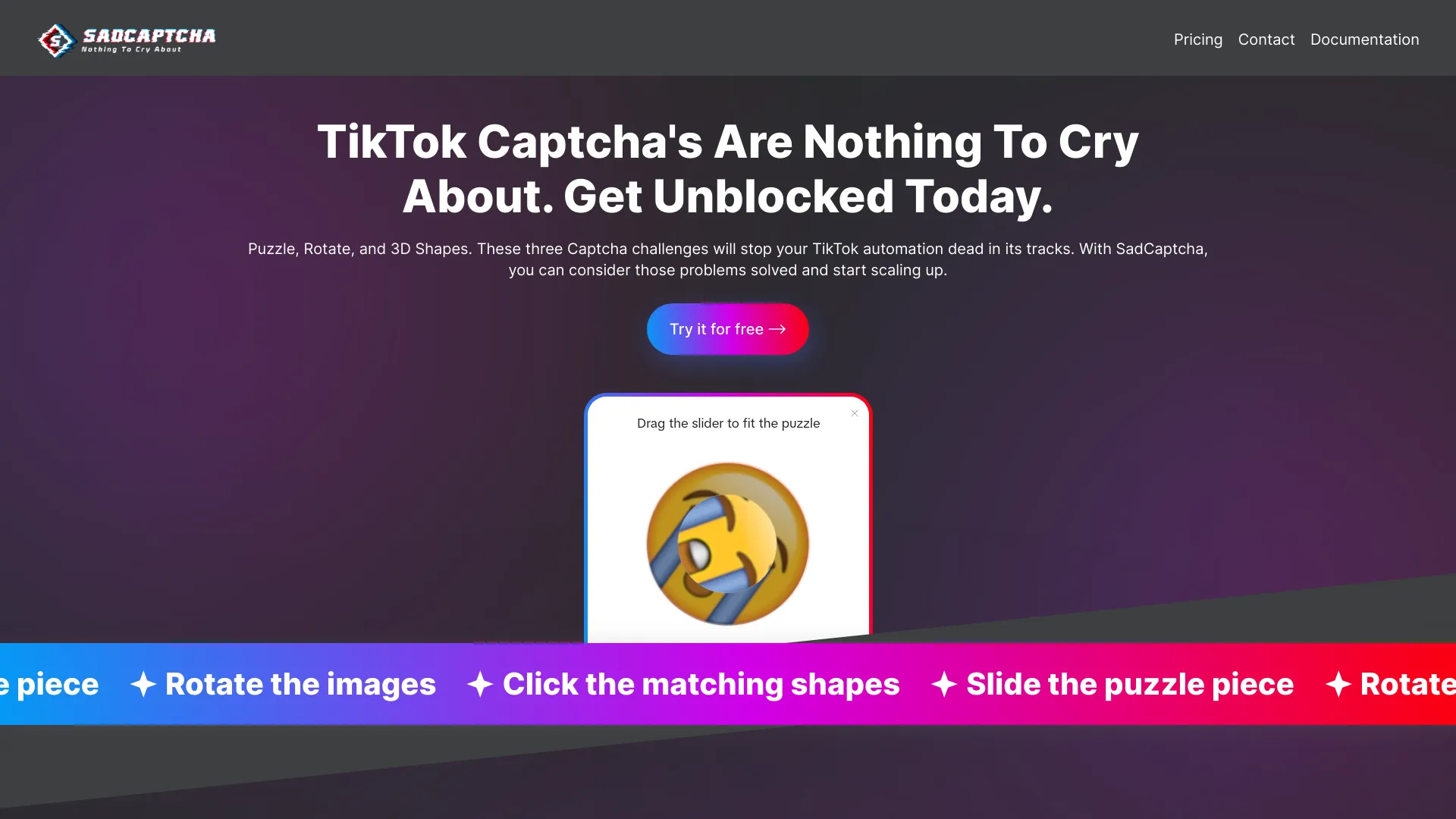 Sadcaptcha Instant Tiktok Captcha Solver For Automation Creati Ai