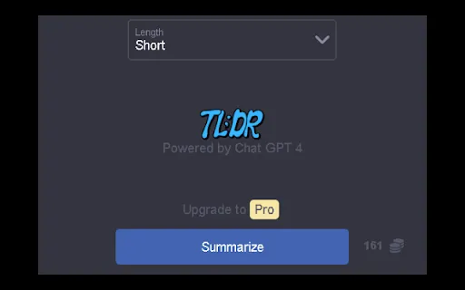 TLDR: AI-Powered Summarization Chrome Extension | Creati.ai TLDR: AI-Powered Summarization Chrome Extension | Creati.ai