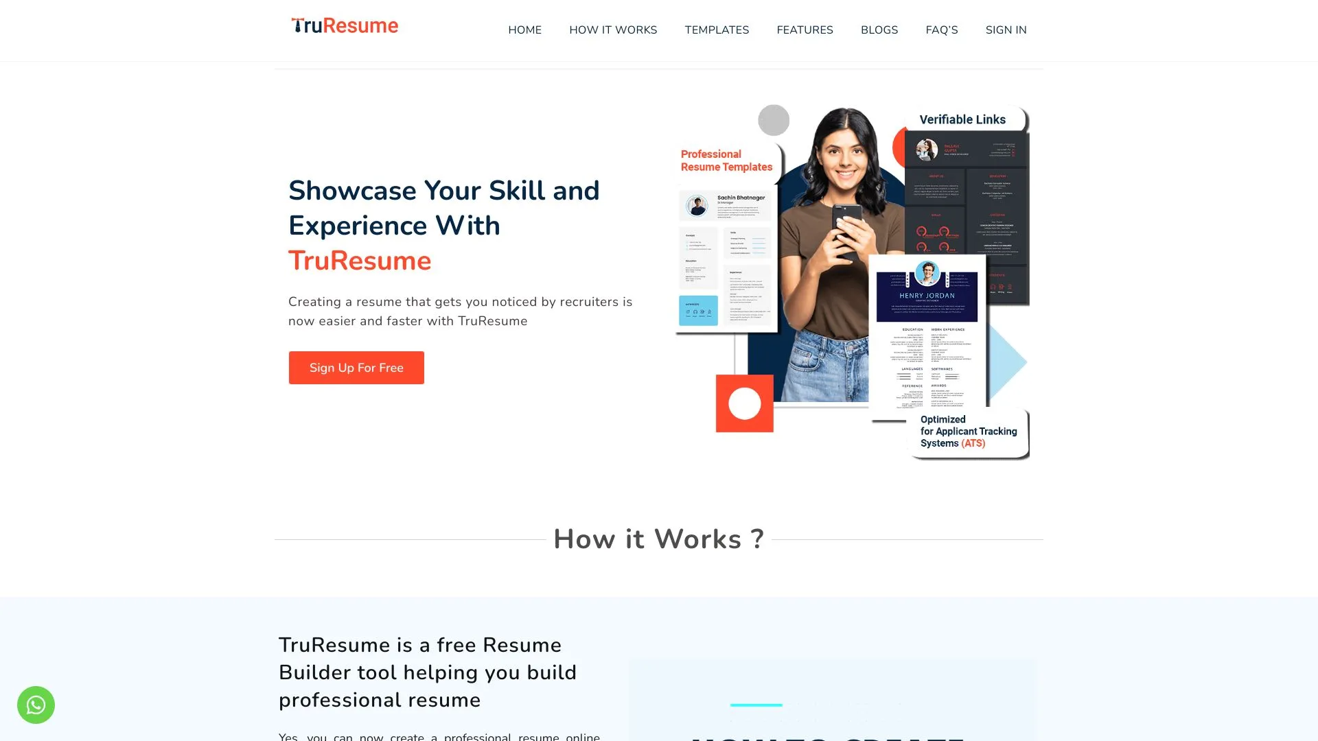 Truresume Ai Powered Professional Resume Builder Creatiai 
