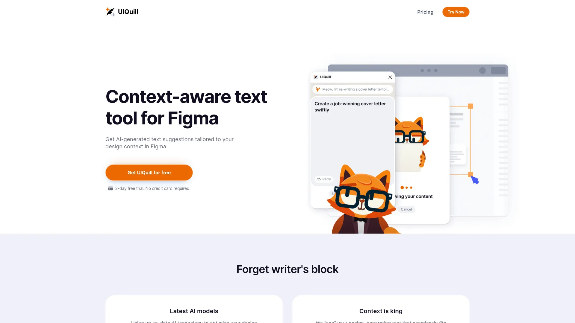 UIQuill - AI 驅動的 Figma 文本工具 | Creati.ai