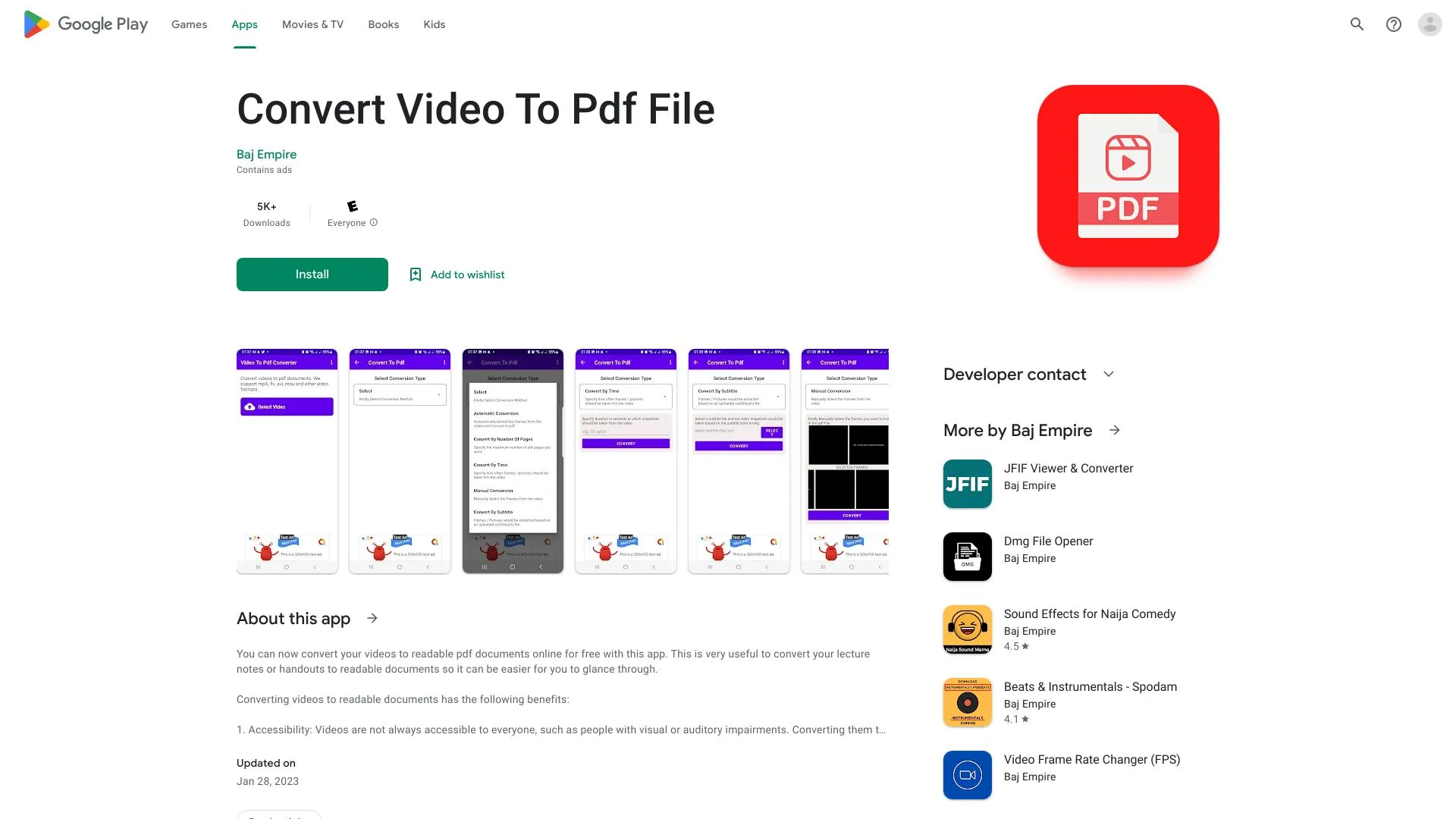 Convierte Video a PDF Fácilmente - Descarga Ahora | Aplicación Video to PDF | Creati.ai