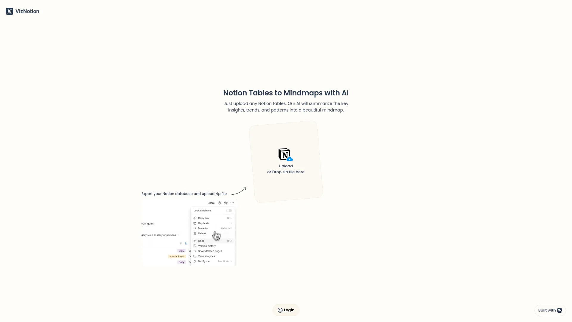 Transforma tablas de Notion en mapas mentales con IA | Creati.ai