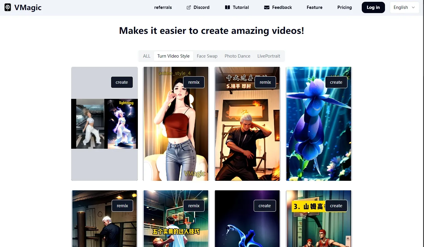 VMagic AI - Convert Videos, Swap Faces, Animate Photos | Creati.ai